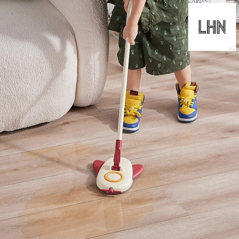 Швабра детская "Mini Mop", для детского сада, красная, красная