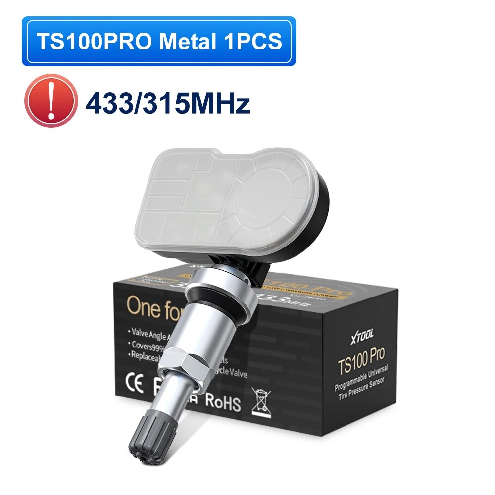 XTOOL TS100PRO Датчик TPMS 433/315 МГц, Metal 1PCS