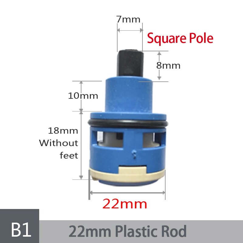 Картридж для смесителя Gnimauhz 25/22 мм 22mm(Plastic Rod)