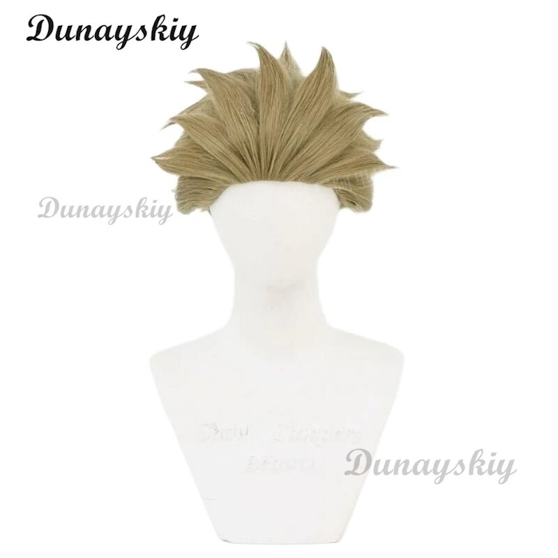 Косплей парик Academia Ochako Uraraka Himiko Toga Tsuyu Asui Midoriya Izuku коричневый W3