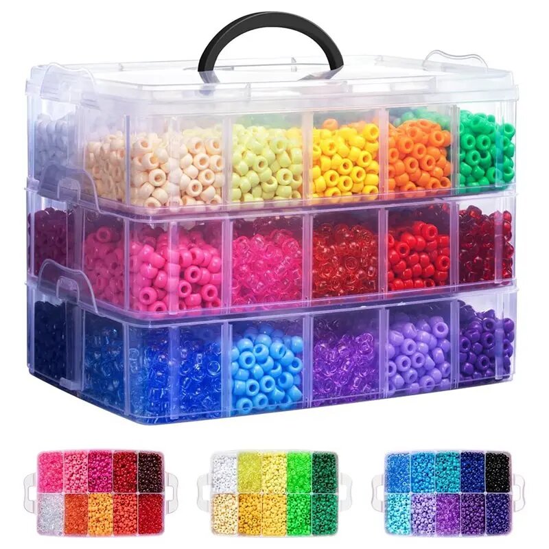 Бусины Kandi 30 цветов