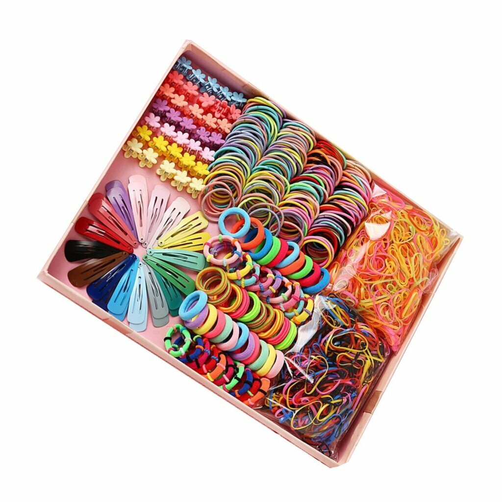 2024 Связанные с волосами набор красочных шпильков для волос для женщин.