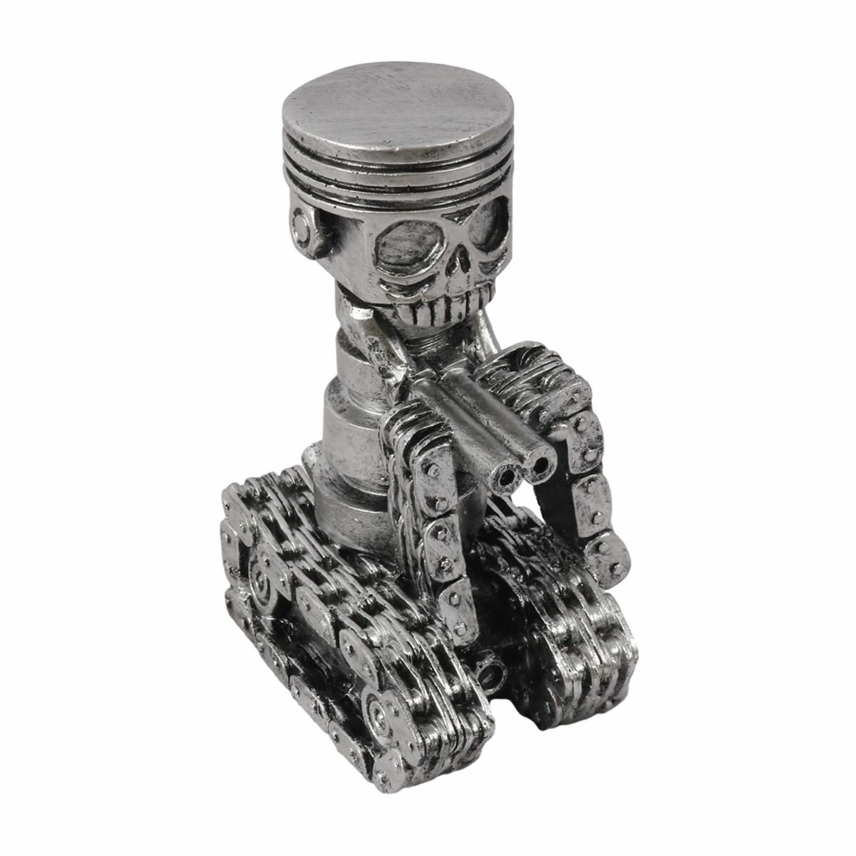 Художественная статуэтка в виде черепа "Человек-поршень", украшение для офиса, А