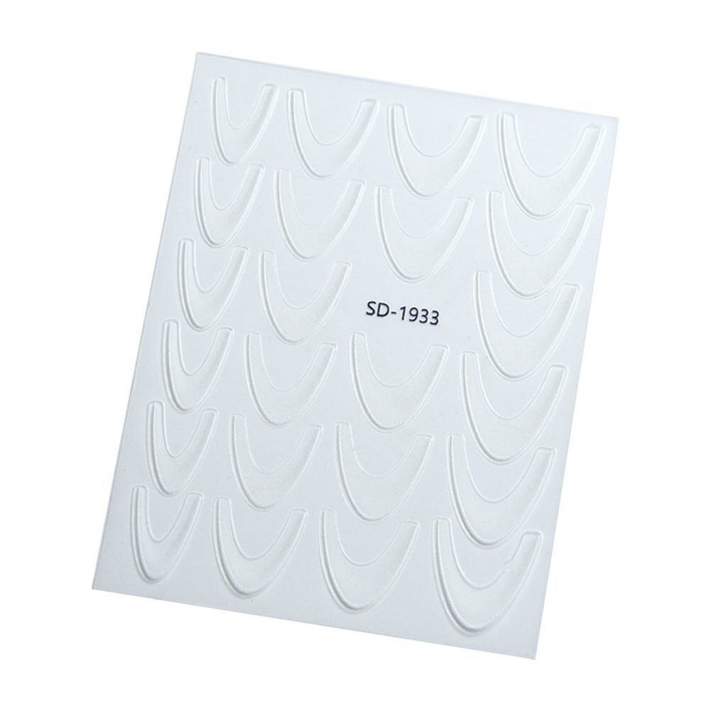 Наклейки для ногтей слайдеры френч градиент с разводами