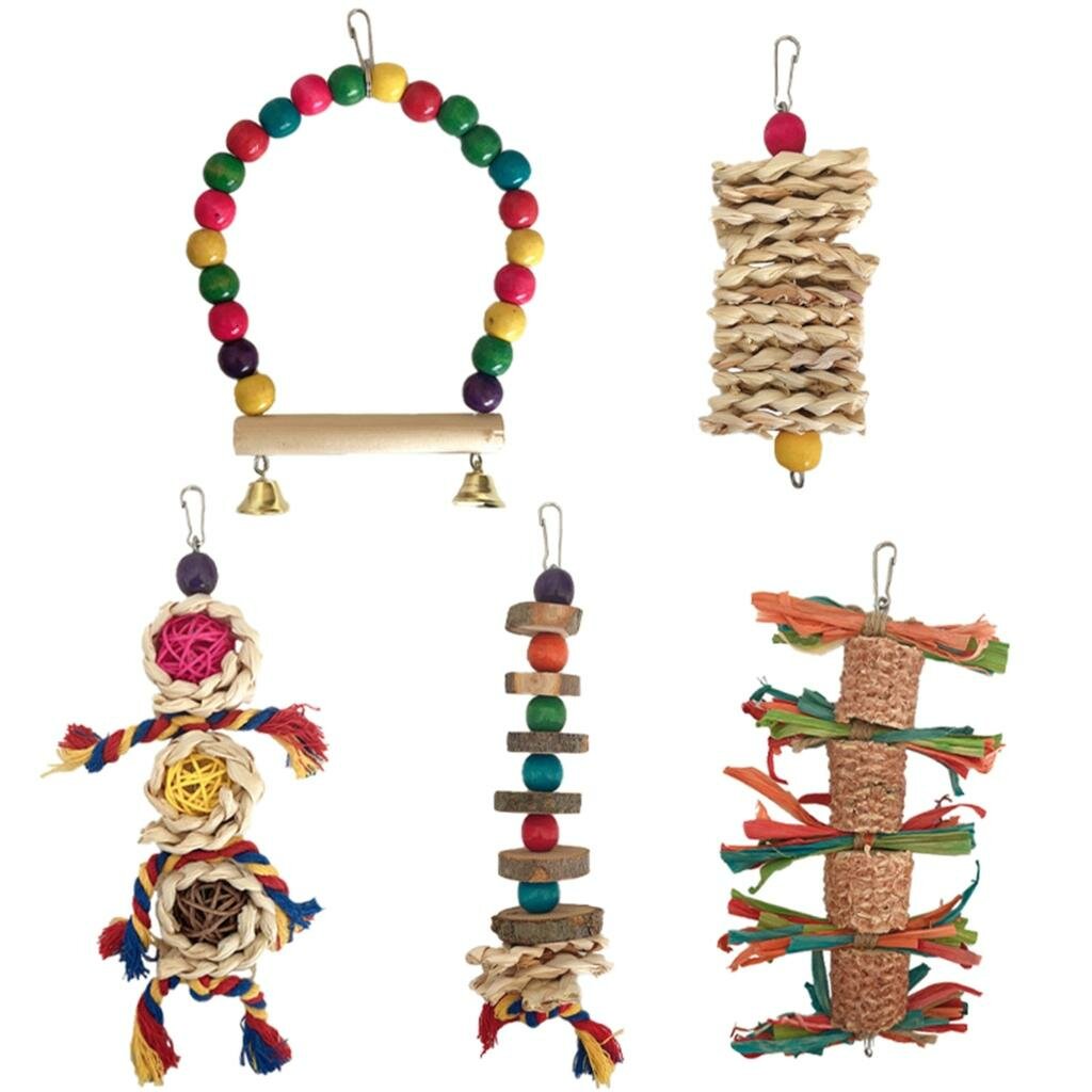 Тренажер-качели для попугаев