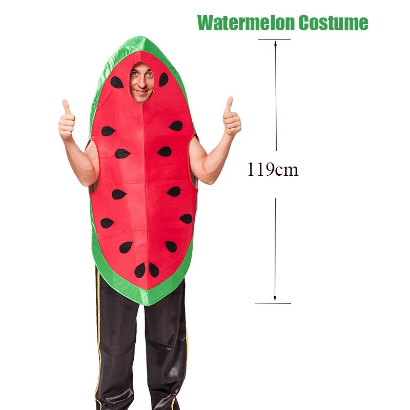 Унисекс, для женщин и мужчин, багета, Чили, кекс, тунец, круассаны, картофель, пицца, Пончик, маскарадный костюм для взрослых, костюм на Хэллоуин