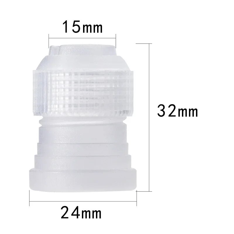 Силиконовый мешок для глазури, набор насадок, 8 шт. Белый, 1 converter