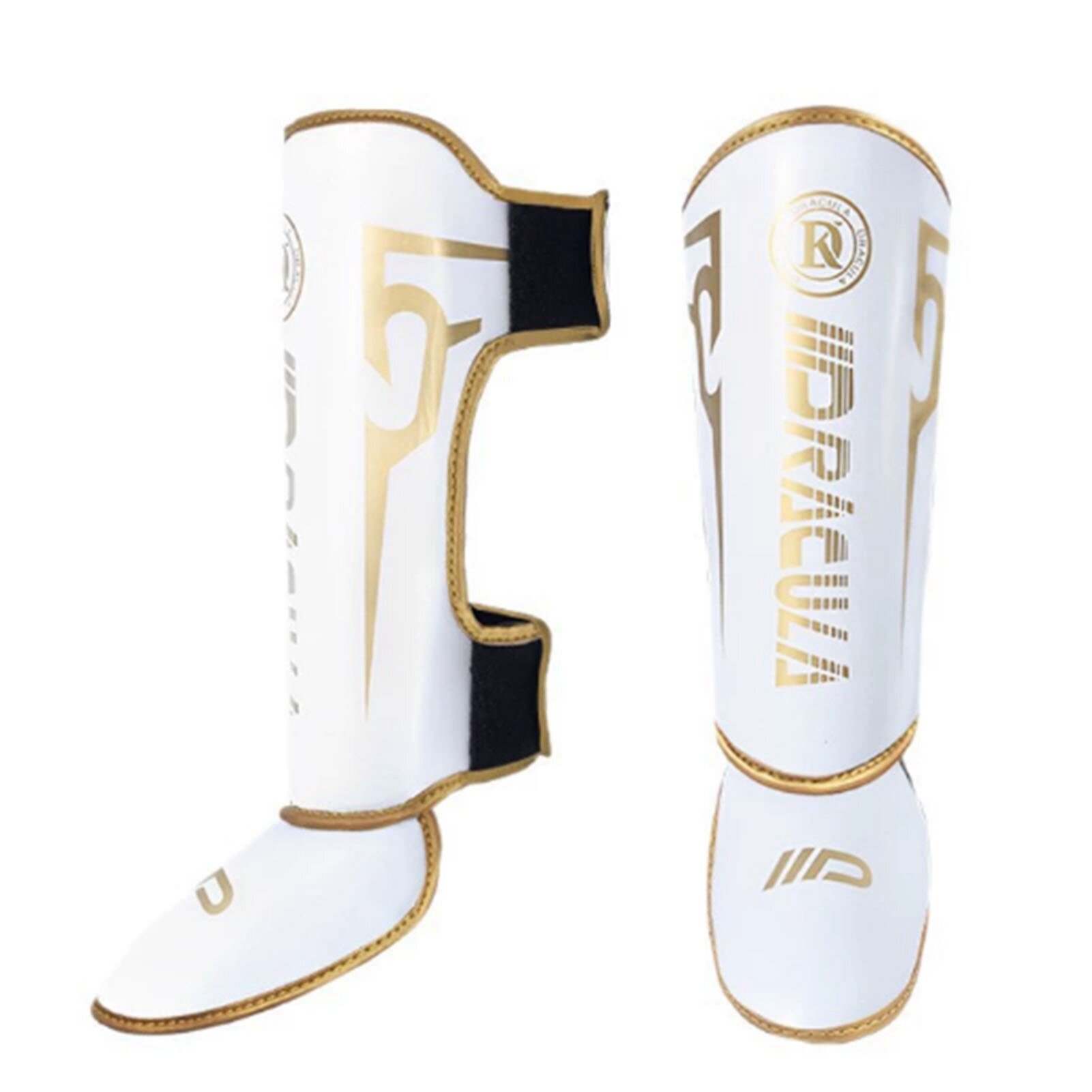 Защитные накладки на голени для боевых искусств из искусственной кожи, утолщенные защитные накладки для кикбоксинга, ММА, тренировок и спаррингов.