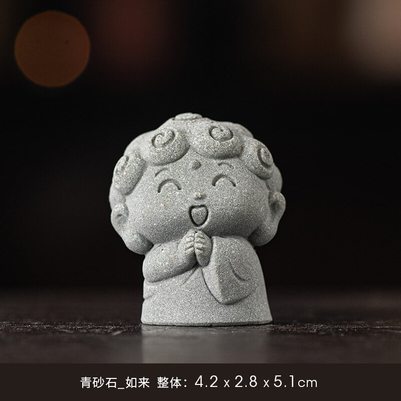 Креативная новая миниатюрная статуэтка Будды Гуаньинь в китайском стиле, бог богатства Гуань Гун, культурный креативный настольный орнамент для декора