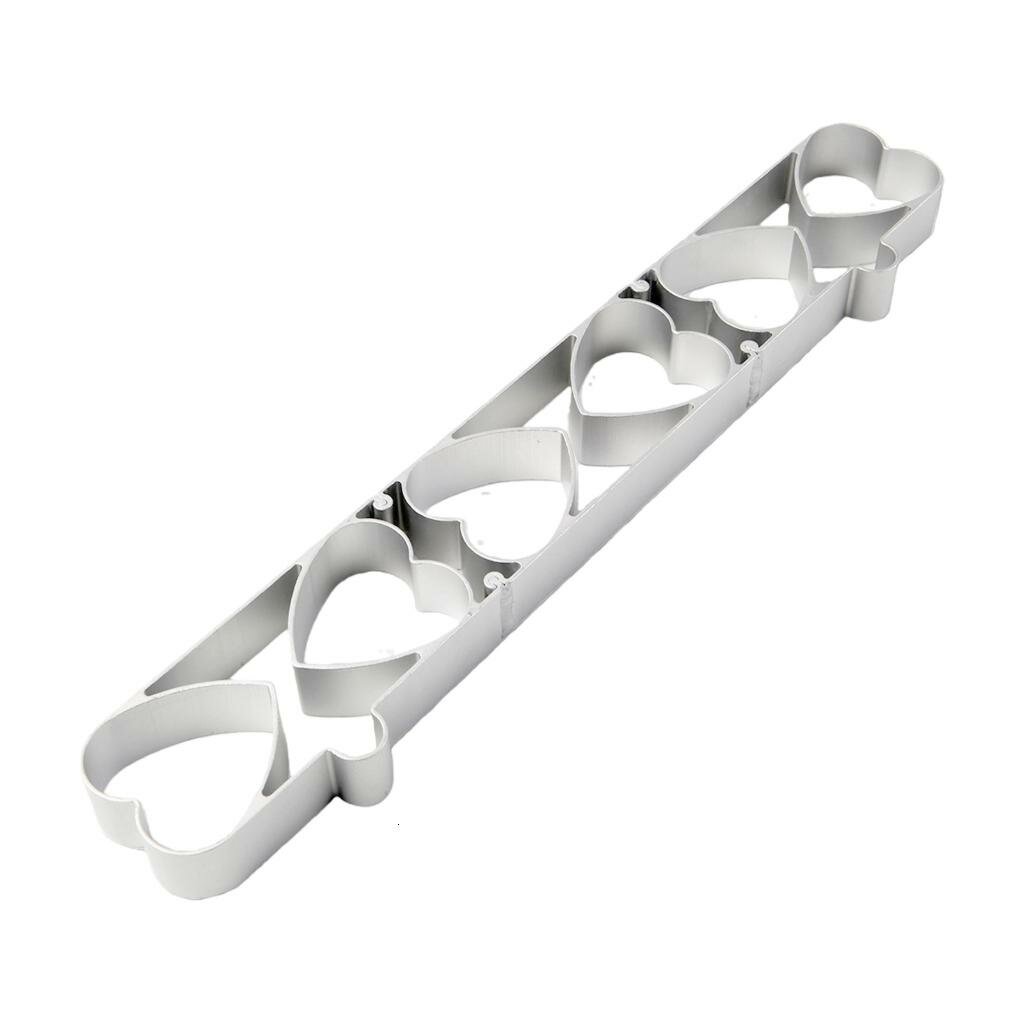 Форма для торта в виде сердца, алюминиевая, многокамерная, 17mm