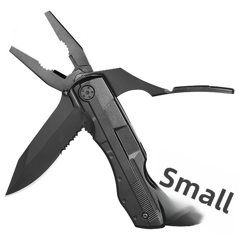 Кросс-бордерный многофункциональный нож клещи портативные многоцелевые складные клещи комбинация нож Швейцарская армия нож наружный инструмент клещи набор (PL-91A черный черная электронно-коммерческая упаковка)