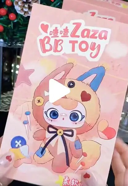 Новая игрушка ZAZA BB, нашивка, город, виниловая слепая коробка, плюшевая Kawayi, изысканная мультяшная кукла, коллекционная игрушка, подвеска, украшение для рабочего стола, подарок для девочки