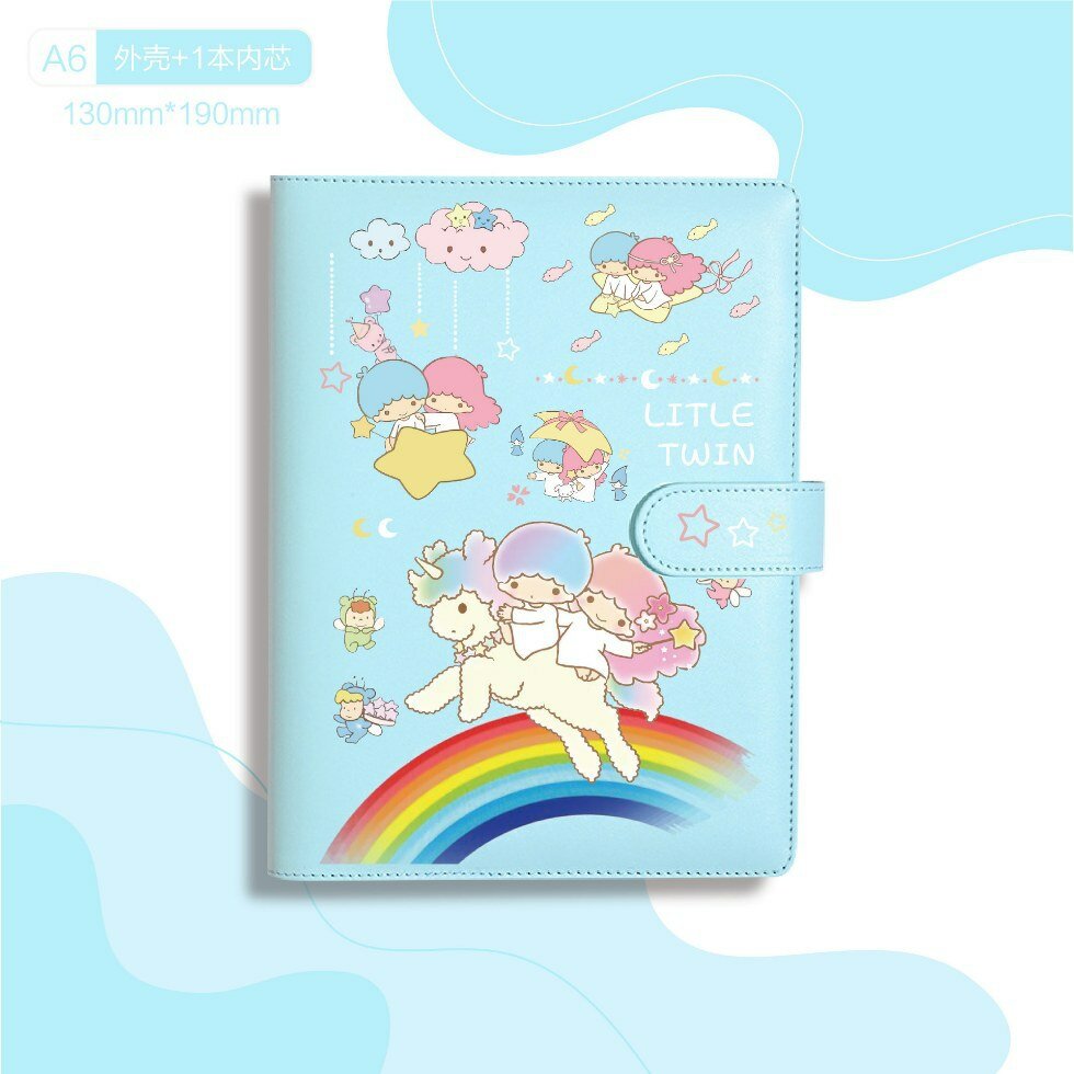 Блокнот Sanrio Kuromi Cinnamoroll, мультяшный, милый дневник для девочек, высококачественный стиль Ins, Pochacco