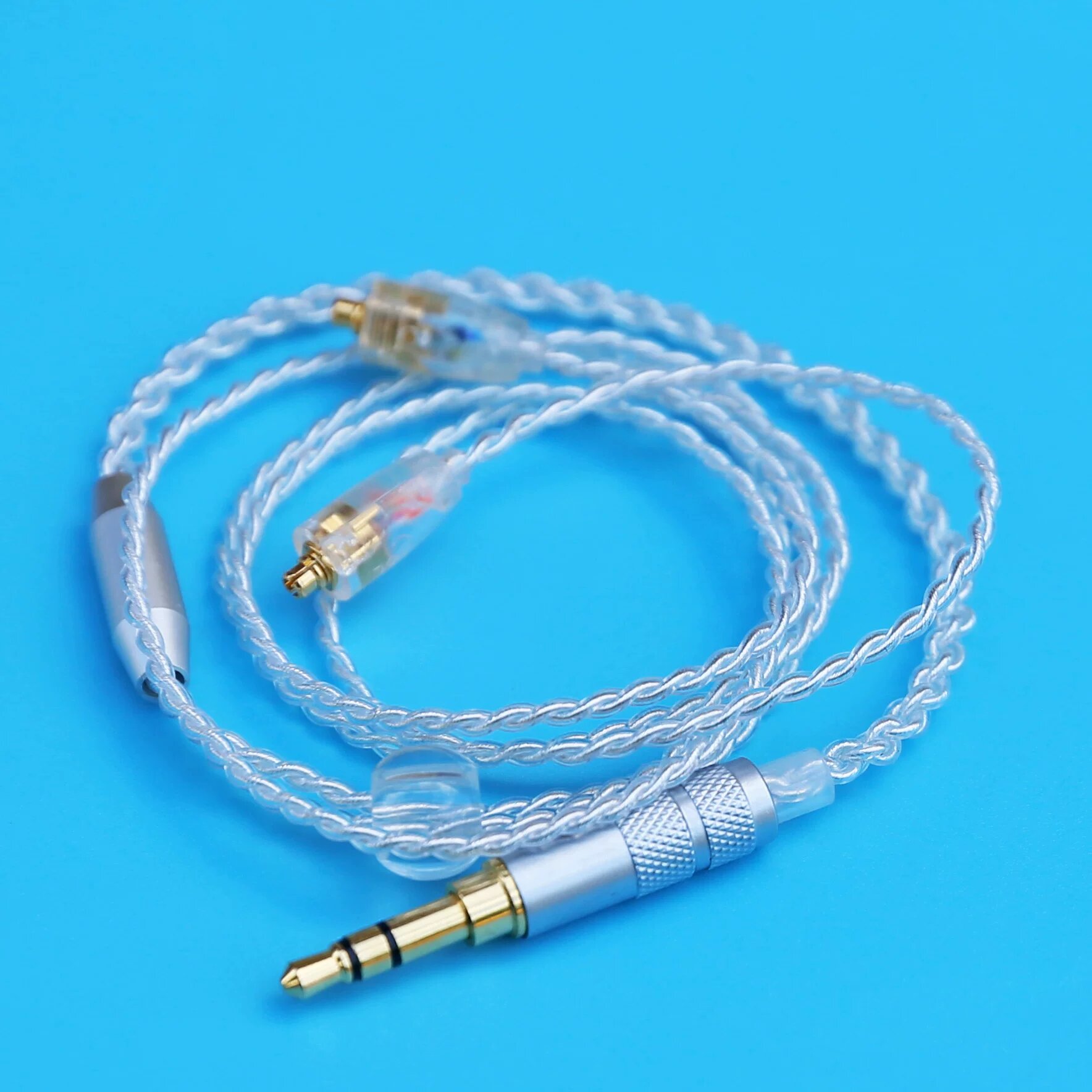 50 см прозрачный MMXc кабель для наушников MP3 и спортивных наушников, прочное заменяемое соединение, универсальная