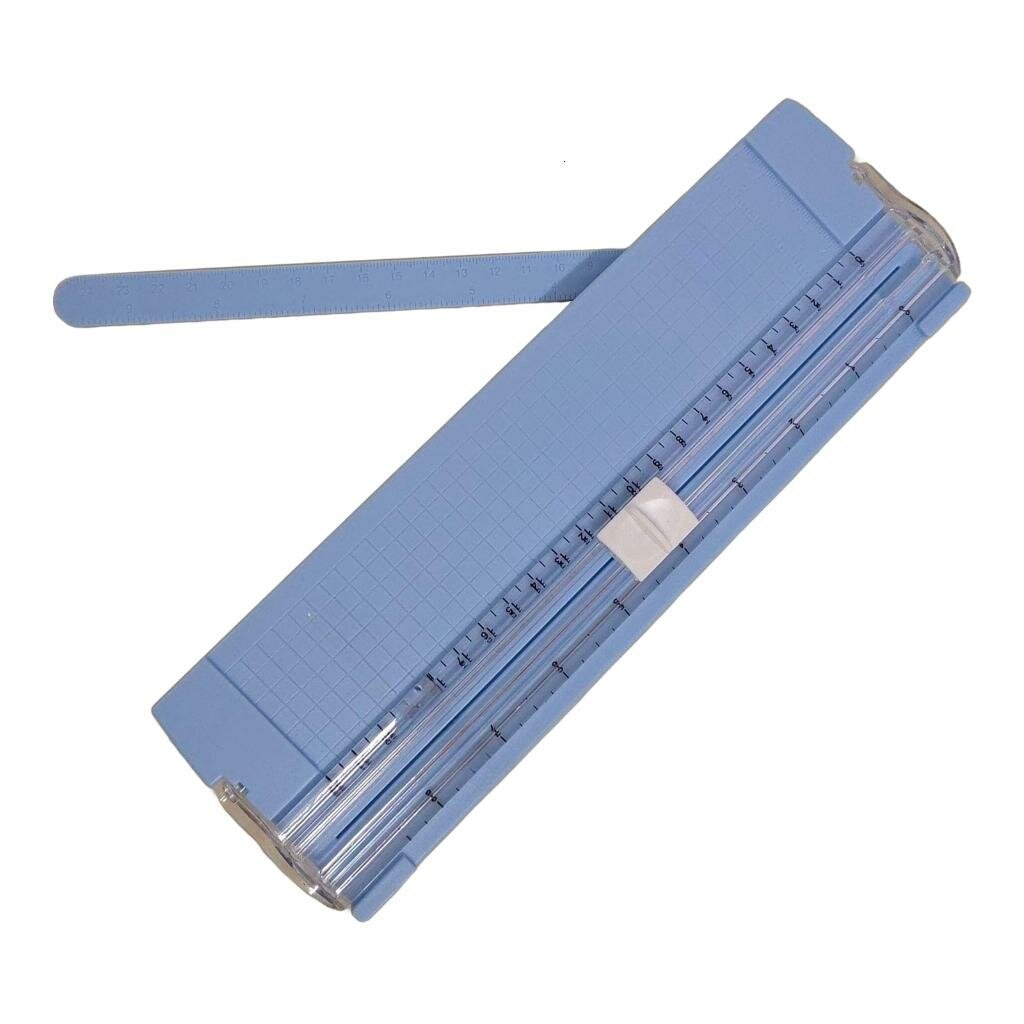 Ножницы для бумаги с защитой, Синий