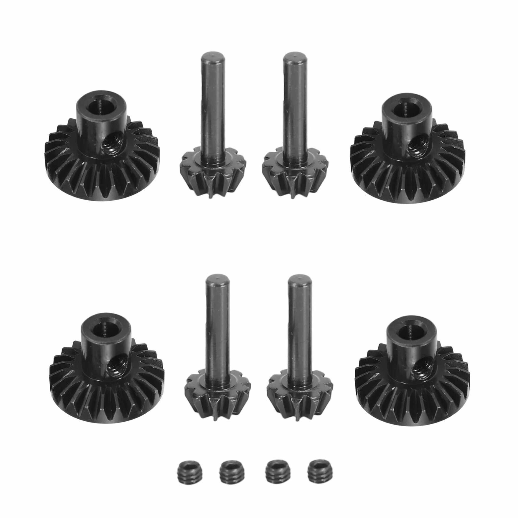 Стальные запчасти для радиоуправляемых автомобилей WPL 8pcs Black