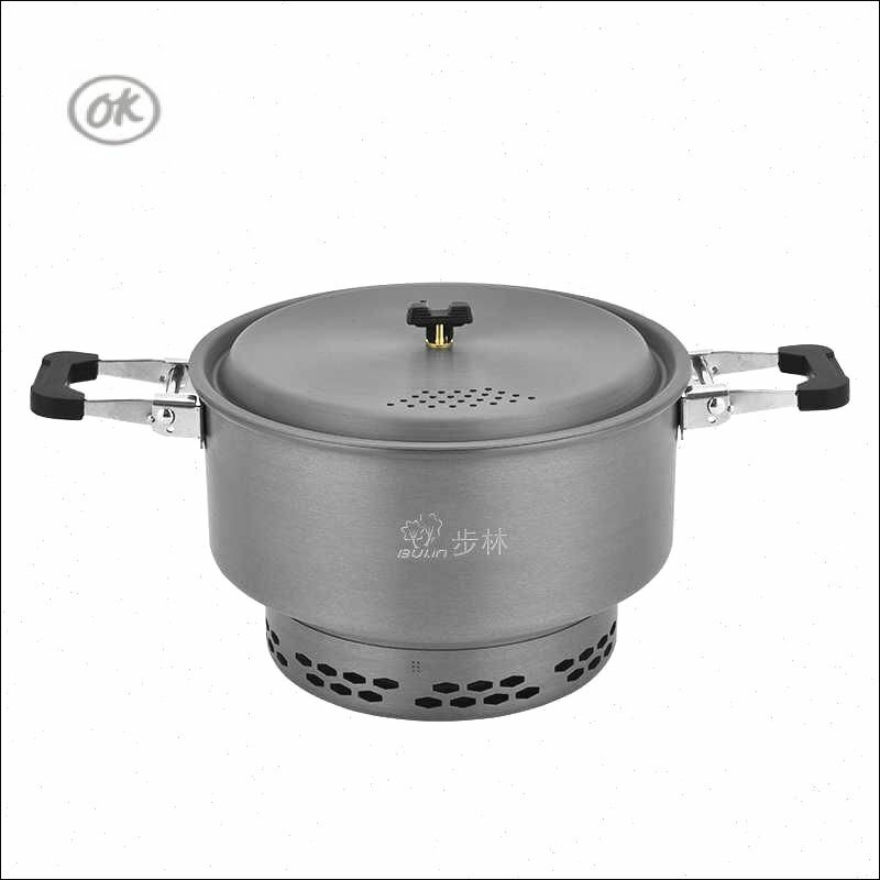 Уличные кемпинговые кастрюли и сковородки BULIN S2800 для улавливания тепла и экономии энергии