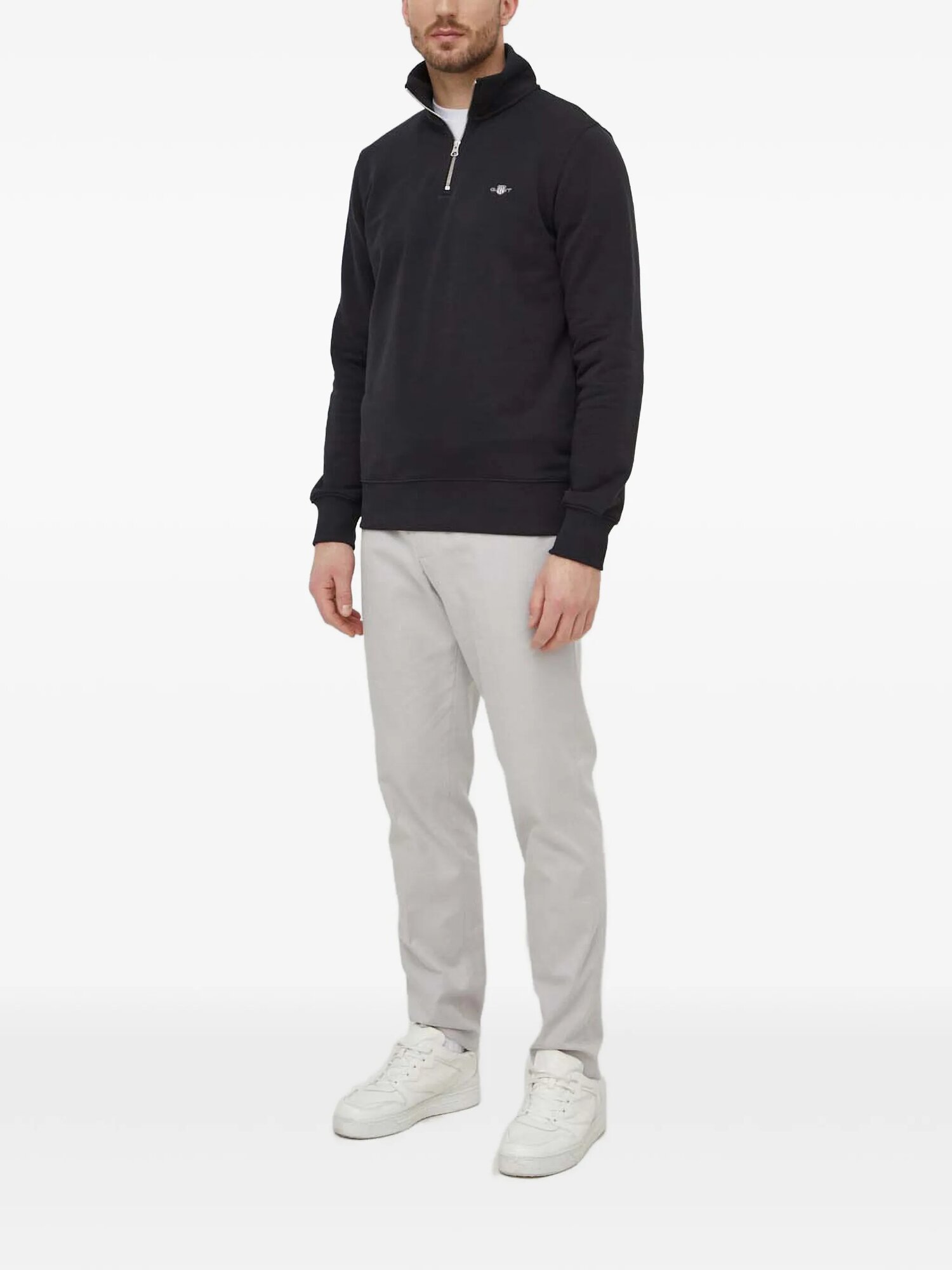 Толстовка GANT Shield, размер 46, , black/black — фото 1