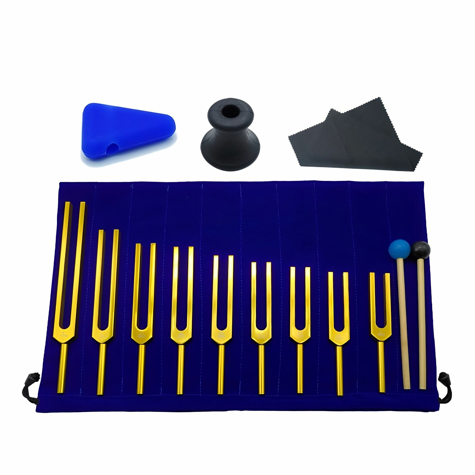 Набор из 9 камертонов, камертон для музыкальной чакры, звуковая терапия, поддержание идеальной гармонии тела, разума и духа