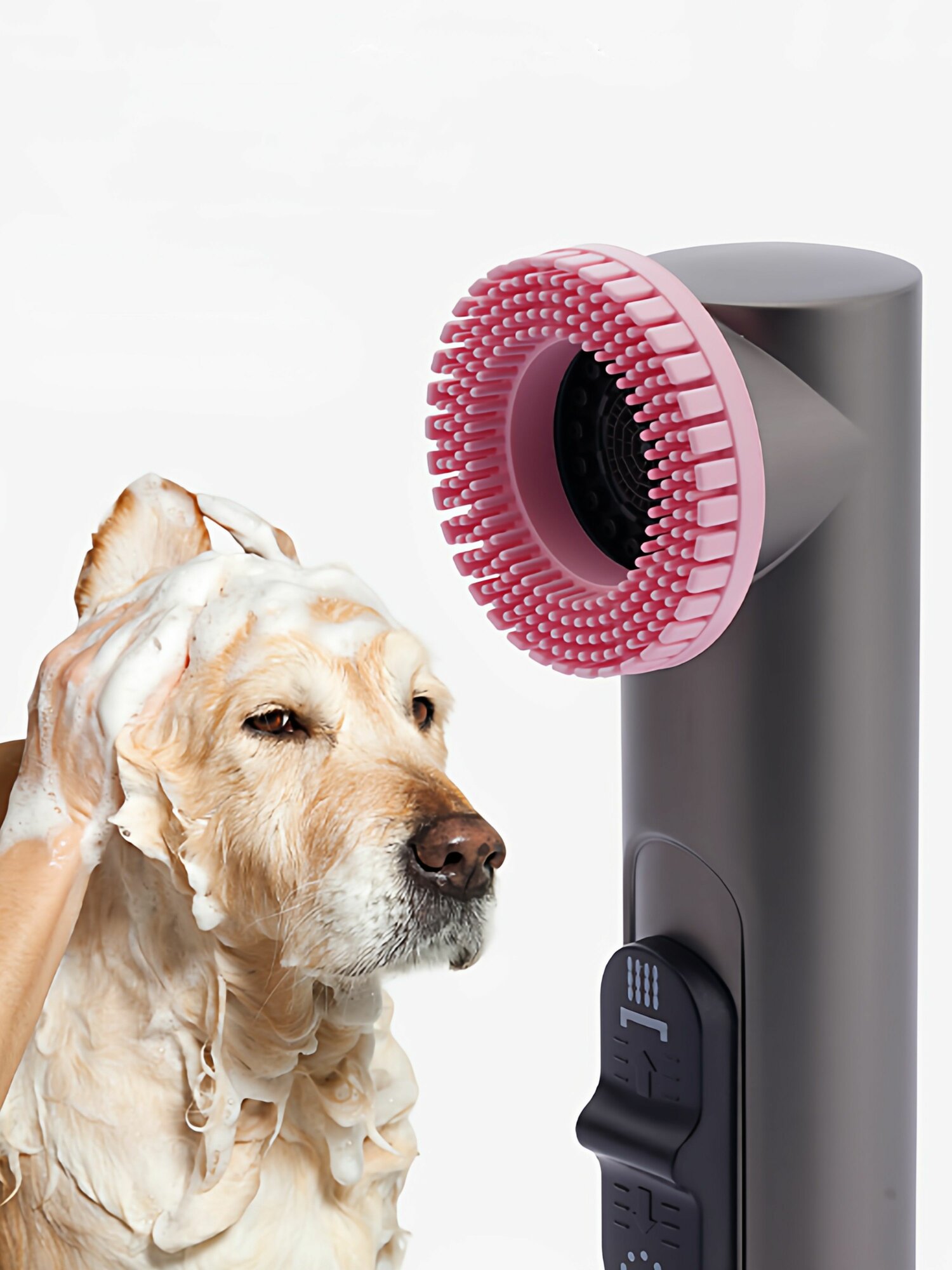 Щетка лейка-душ для животных, лейка для мытья собак и кошек с массажным эффектом