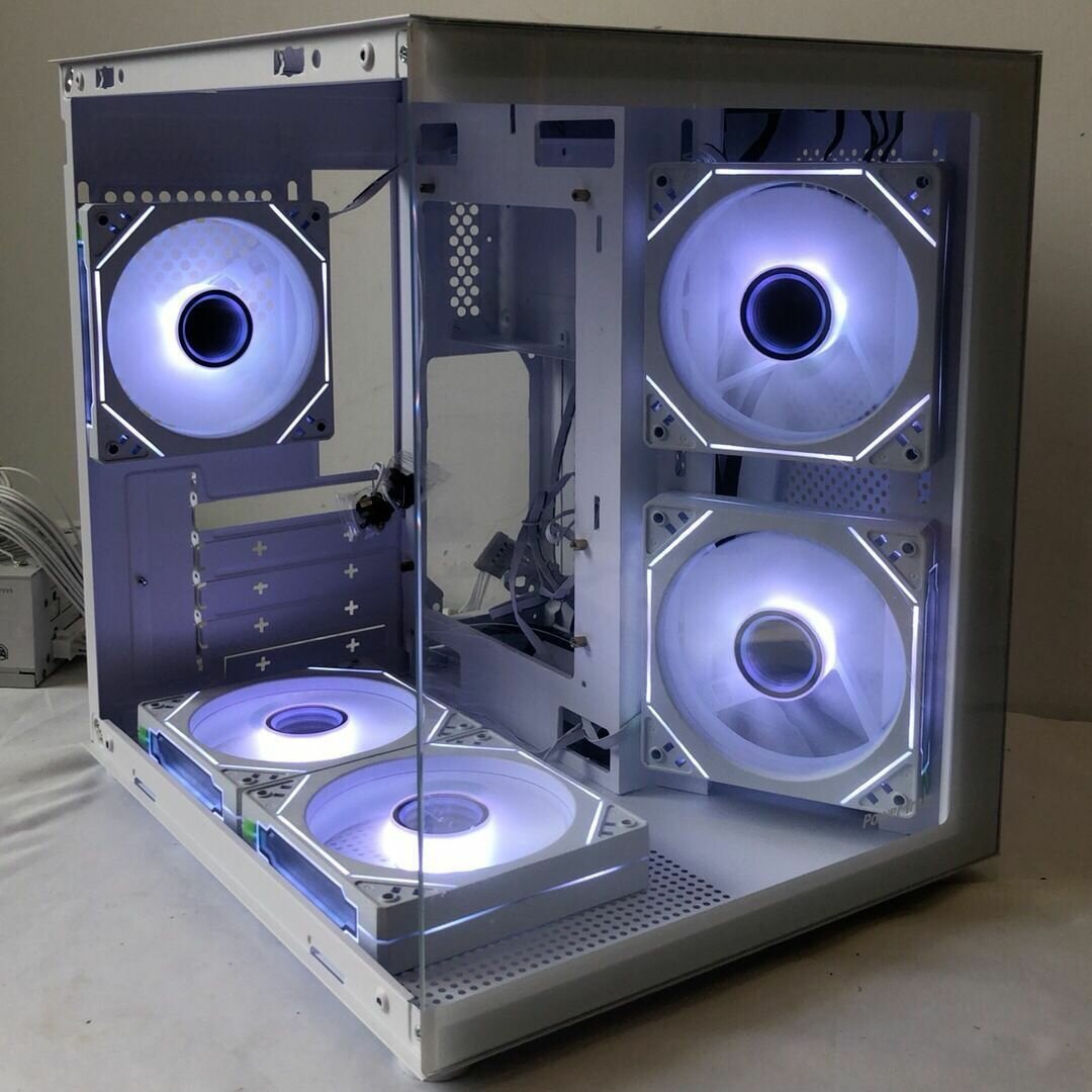 Корпус для компьютера MINI Host MATX, настольный, для сборки DIY, игровой, с прозрачной боковой панелью, корпус для киберспорта с водяным охлаждением