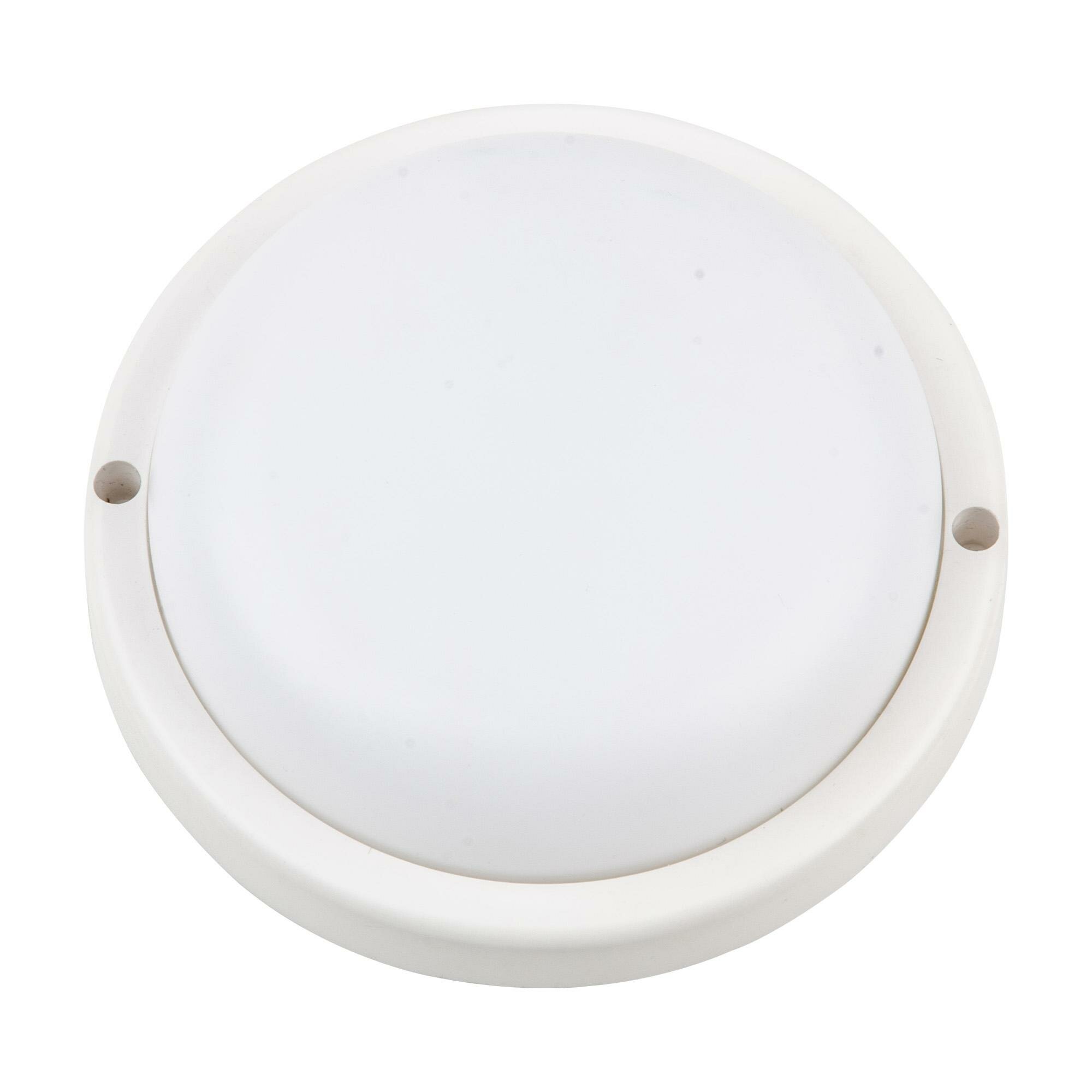 Светильник светодиодный влагозащитный С датчиком ДВ ULW-Q217 12W/4000K IP65 круг D135 БЕЛ свет UNIEL