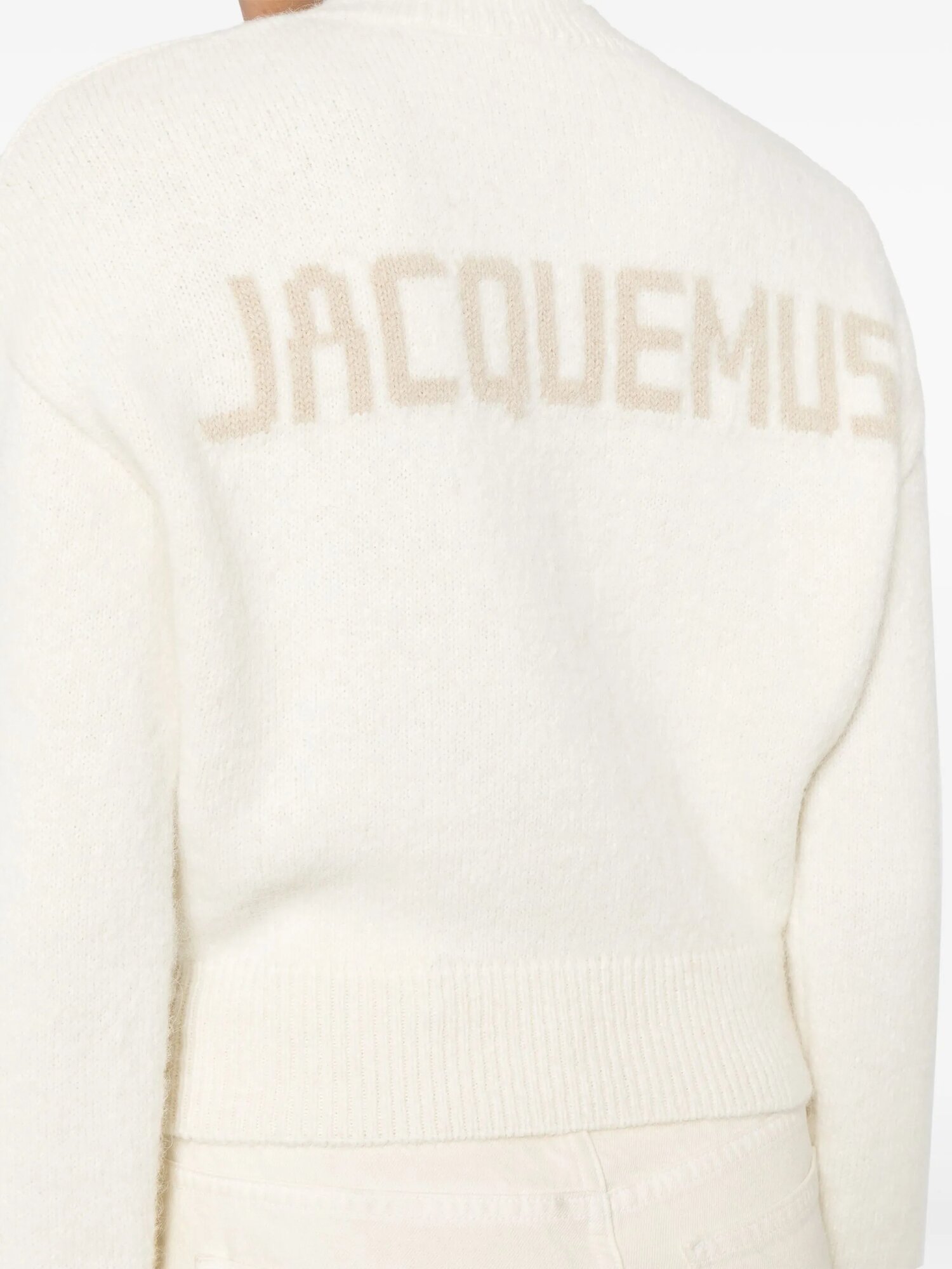 Джемпер Jacquemus La Maille Jacquemus, размер XL, бежевый — фото 1