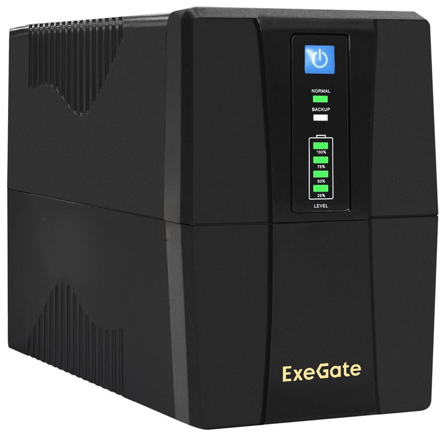 Источник бесперебойного питания ExeGate Power Back BNB-850. LED. AVR.4C13. RJ. USB