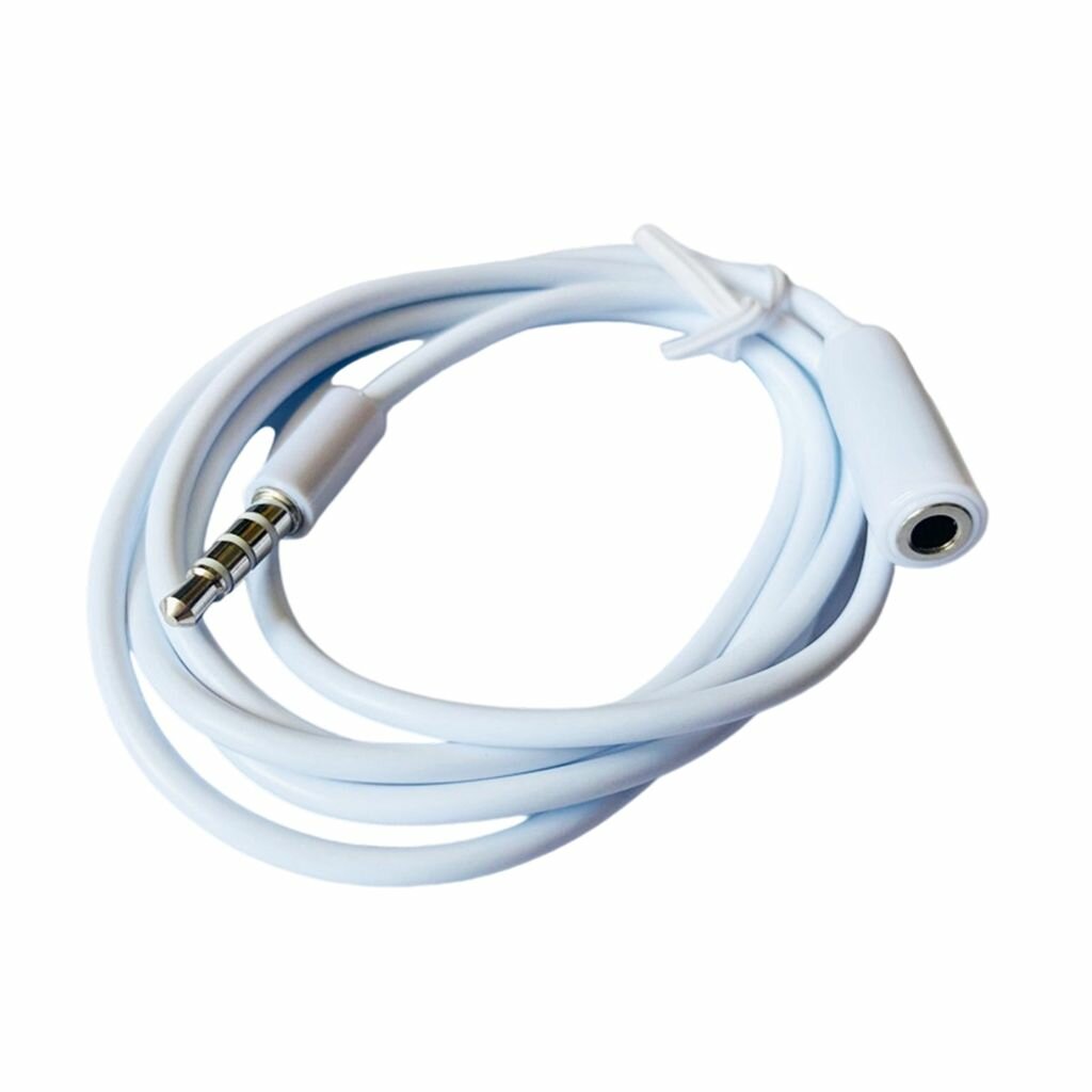 Удлинительный кабель для наушников четырехжильный аудиокабель 3,5 мм от мужчины к женщине