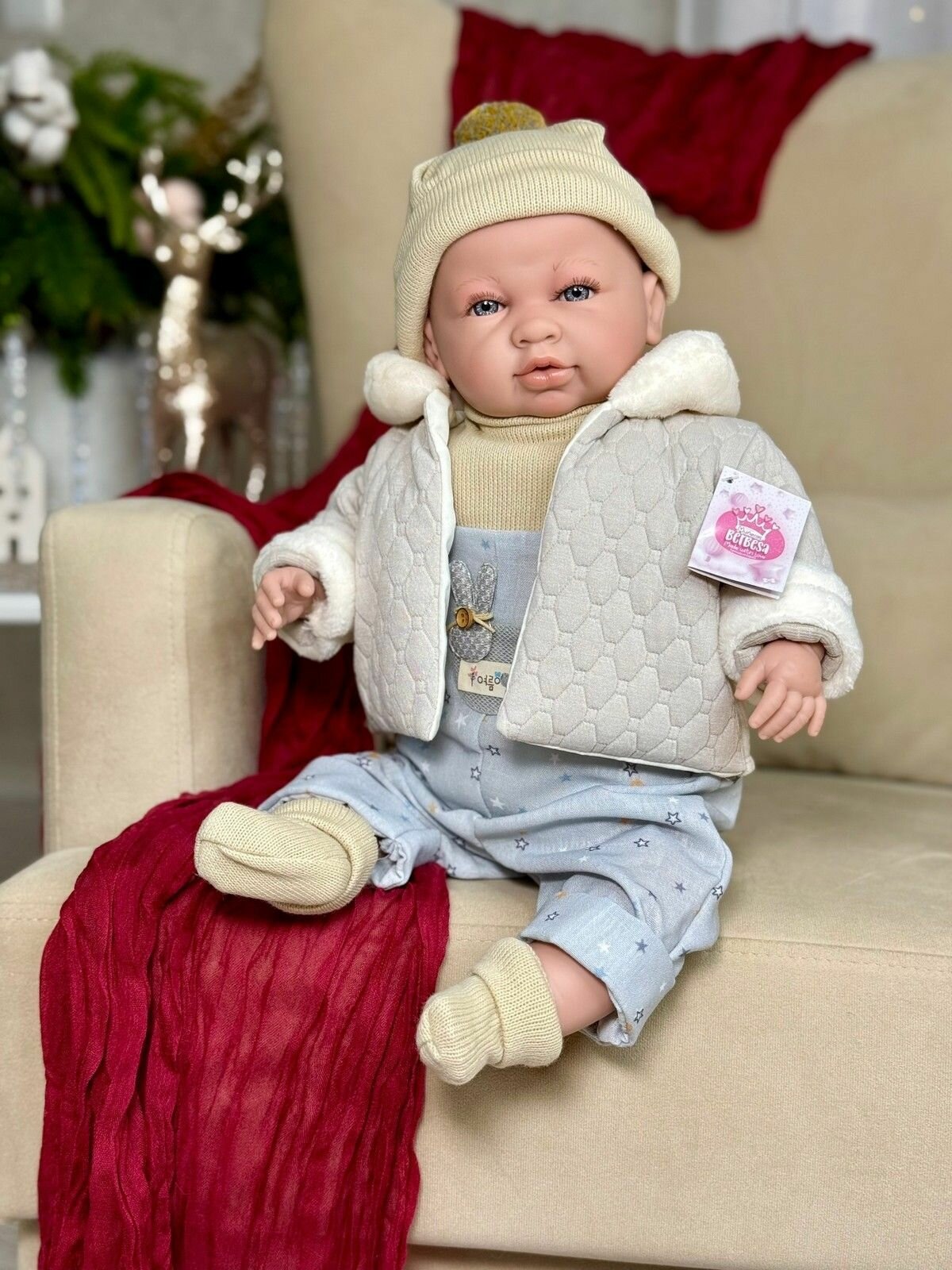 Кукла Berbesa мягконабивная 50см SAORO