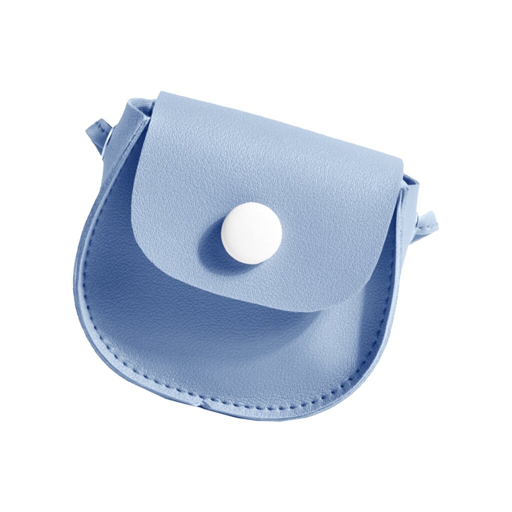 Детская мини-сумка-портмоне для пикника через плечо-синий