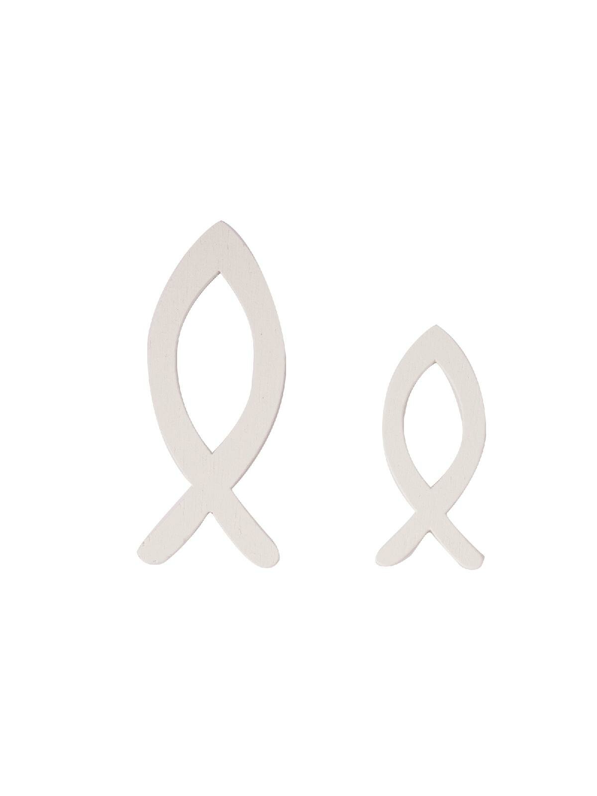 Набор из 108 деревянных рыбок, красивые украшения для крестин, большие полые рыбки