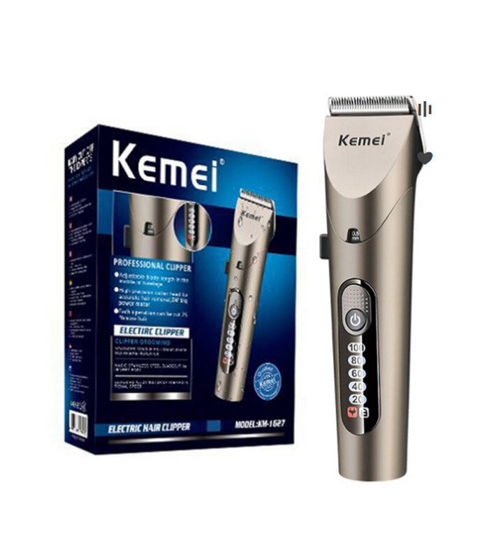Kemei Машинка для стрижки KM-1627, серебристый