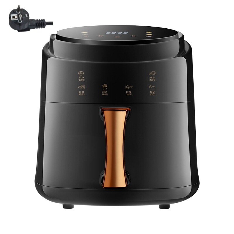 8L Визуальная фритюрница для дома, большая емкость, машина для картофеля фри, умная многофункциональная электрическая фритюрница Airfrye