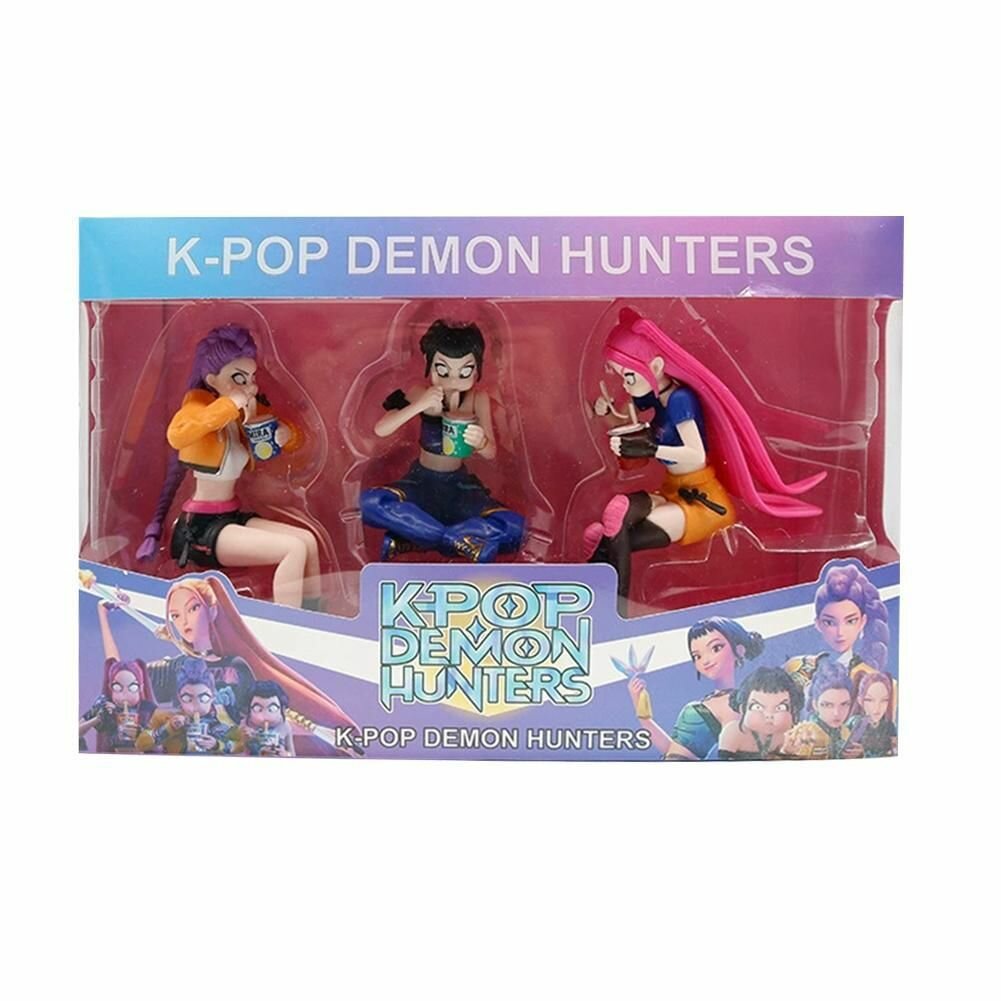 Игрушечные фигурки девочек-охотниц на демонов