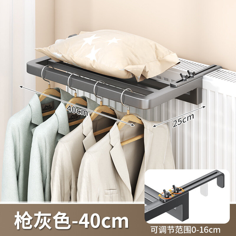 Специальная стойка для сушки одежды у радиатора, стеллаж для хранения с крючками, сушилка для носков и одежды, для домашнего использования.
