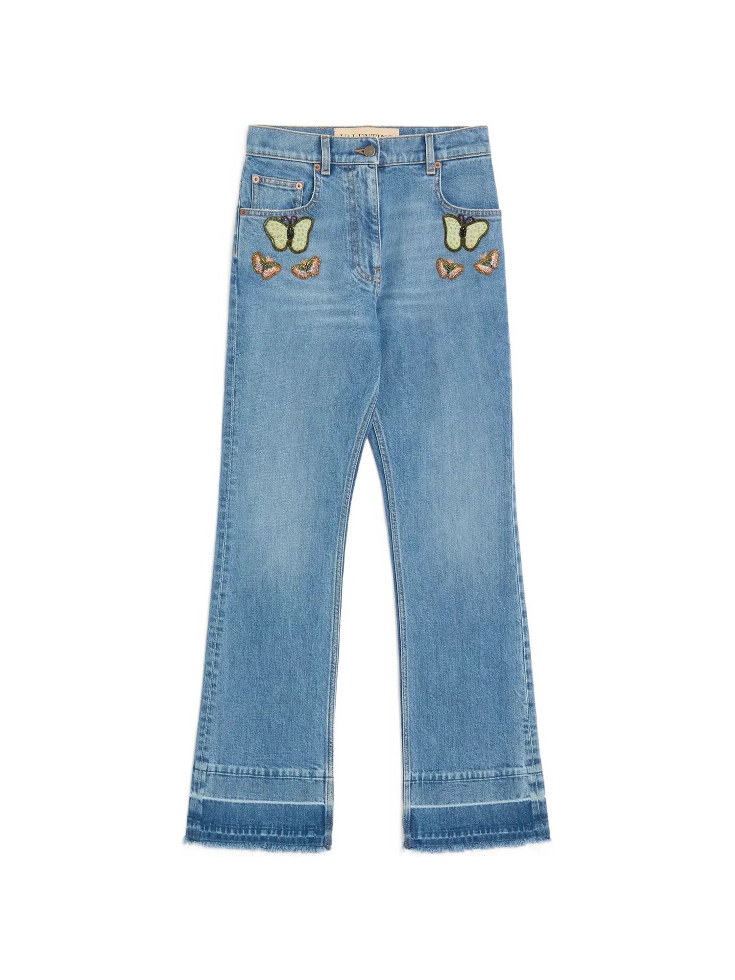 Джинсы Embroidered jeans 