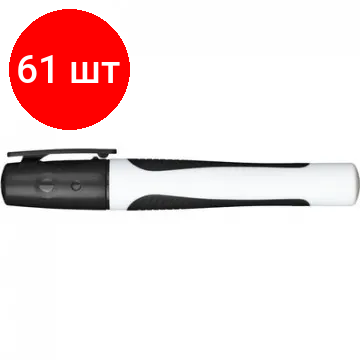 Комплект 61 штук, Маркер для белых досок Attache Selection Rarity черный, 2-3мм