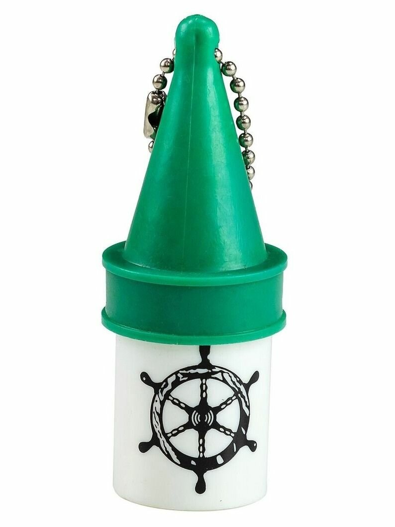 Брелок Буёк, плавающий, зеленый, пластик, Тайвань