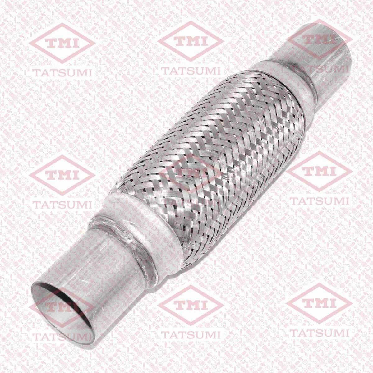 Труба гофрированная TATSUMI с внутренним плетением, с патрубками, 51х203-320 мм, innerbraid with pipes (TKA2007)