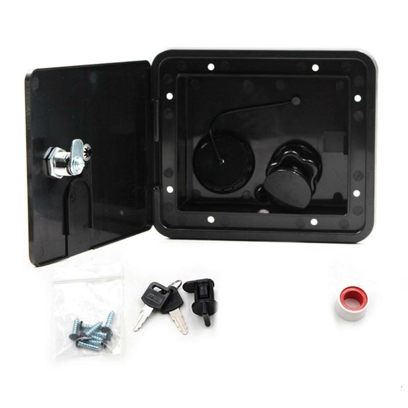 Гравитационный водозаправочный клапан для лодки-кемпераТрейлер, Черный - Большой