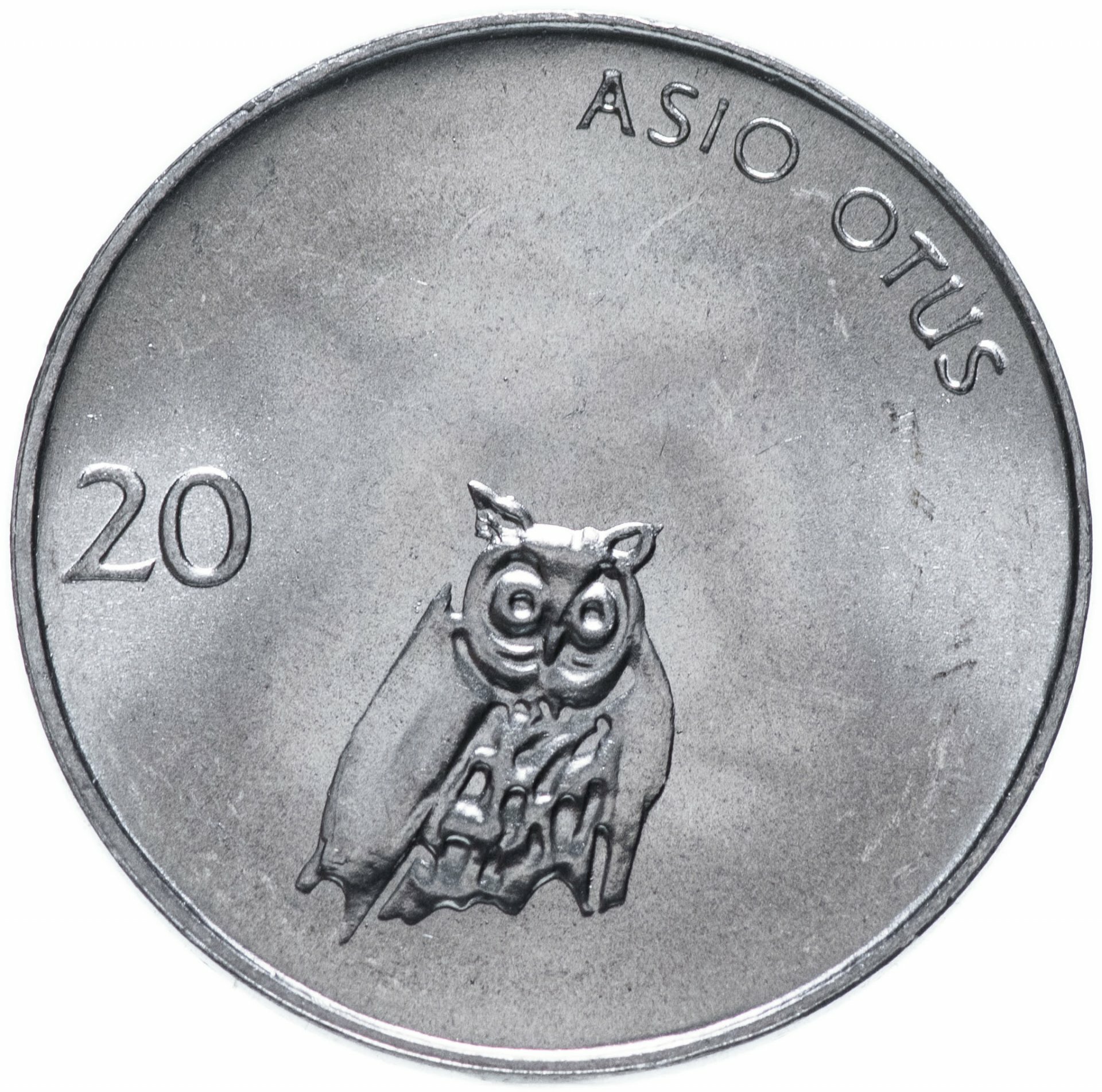 Словения 20 стотинов stotinov 1992-1993, Алюминий, в сохранности UNC