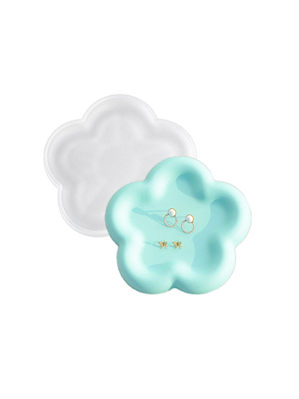 Лоток силиконовые формы DIY Кристалл эпоксидной смолы пресс-формы плод диск для хранения плиты прессформы