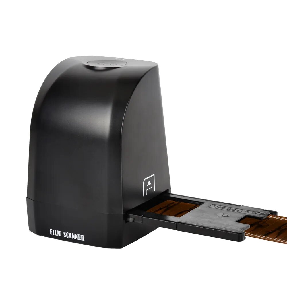 Сканер для сканирования пленки, USB 2.0, слайд-сканер, черный