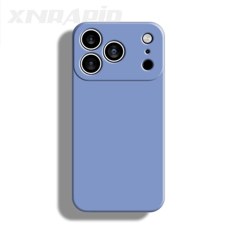 Матовый чехол для iPhone 17 Pro Max, а также для iPhone 17 Air, 16E, 16e, 15, 14, 13, 12 Mini, 11 Pro, X, XR, Xs Max, 7, 8 Plus – жидкий силиконовый чехол