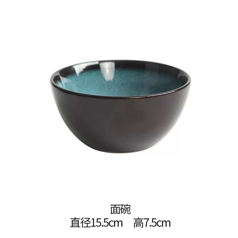 Чашка для лапши керамическая в корейском стиле, вместимость 350 мл, идеальна для супа и лапши, безопасная для
