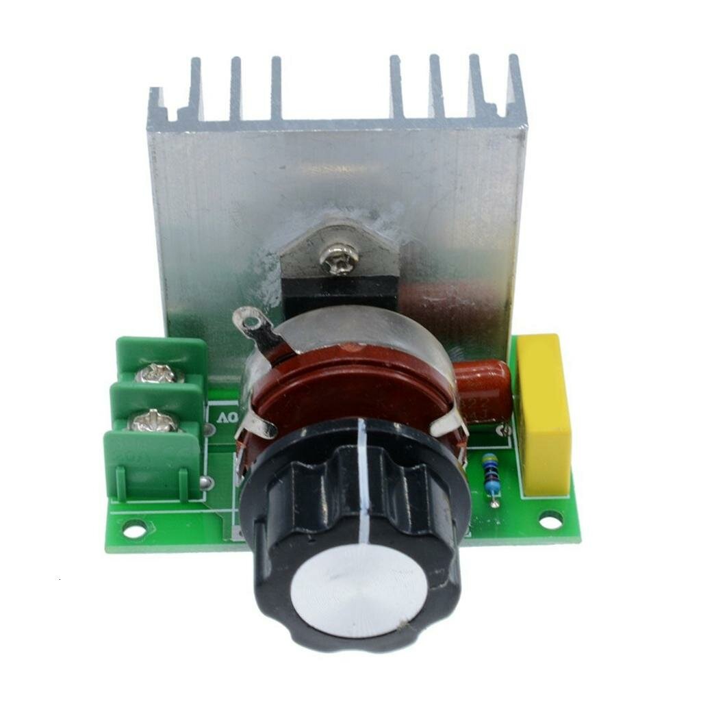 220V 4000W Регулятор скорости SCR Диммер Электрический регулятор напряжения Регулировка скорости