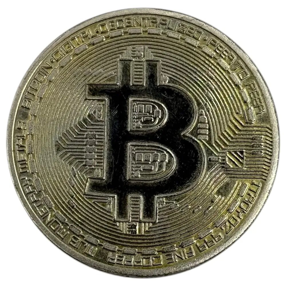Китай, сувенирный жетон "Биткоин" 2011-2020 гг.
