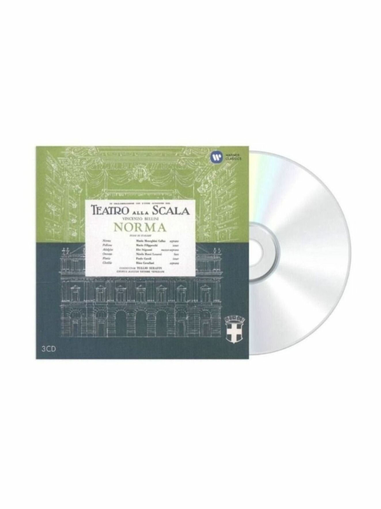 Музыка CD Vincenzo Bellini / Maria Meneghini Callas - Norma Новый,