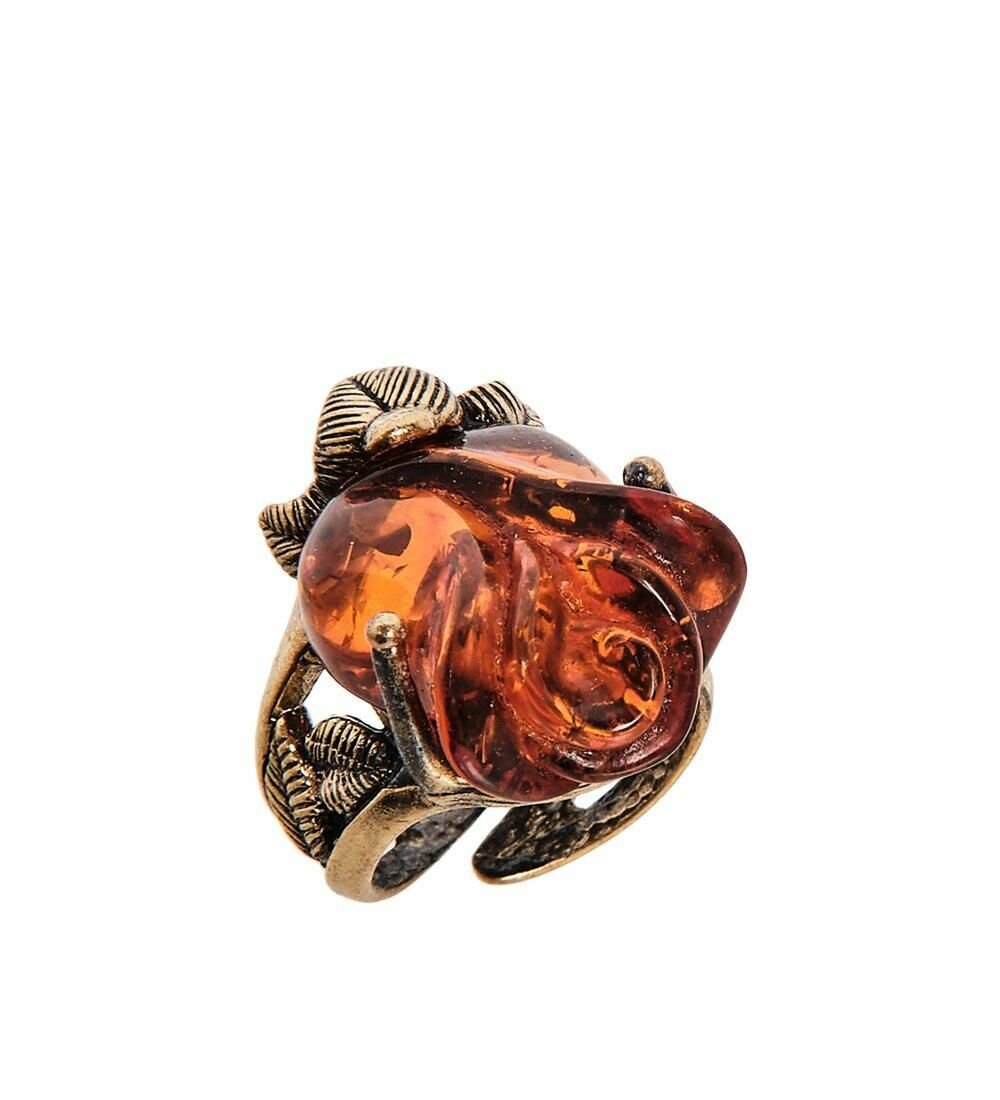 Кольцо, янтарь